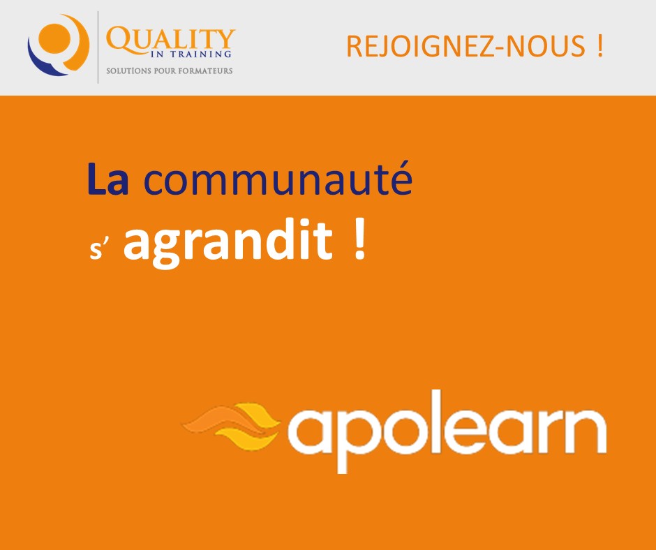 Quality in Training - Apolearn et Quality in Training, ensemble pour ...